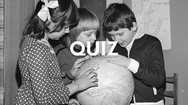 Prosty quiz geograficzny. Temu zadaniu podoĹaĹyby dzieci w podstawĂłwce