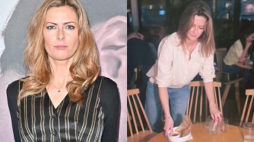 Nagrano filmik, jak Laura Breszka sprzÄta stolik w restauracji. 'MuszÄ dorabiaÄ'
